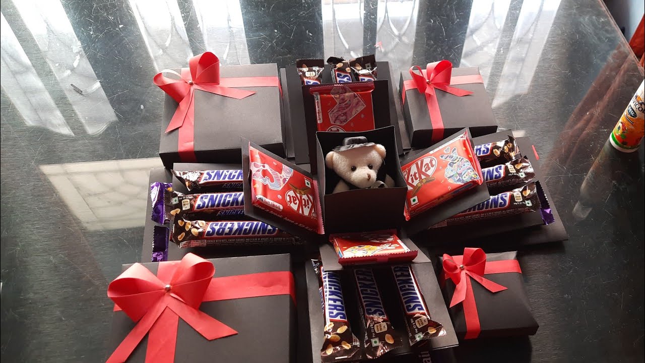 Chocolate box with 3 layers n box inside