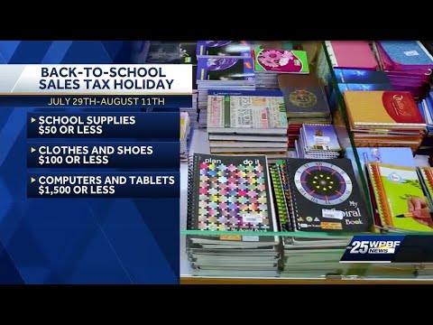 Florida's Back-to-School Sales Tax Holiday