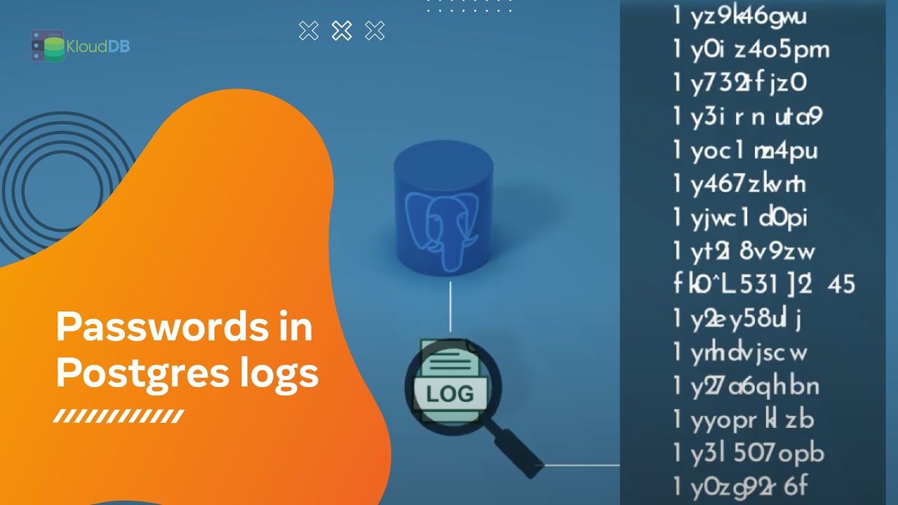 Passwords in Postgres logs - #postgresql #postgres
