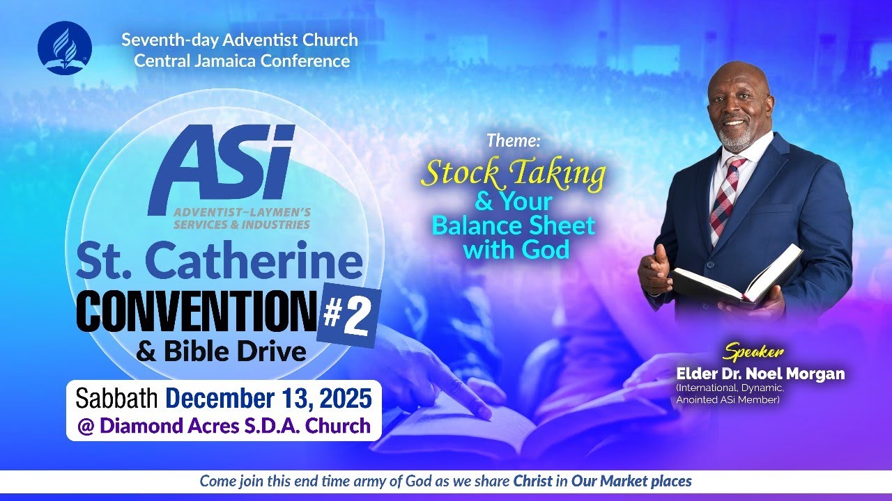 Sab., Dec. 13, 2025 | CJC Online Church | ASi St. Catherine Convention & Bible Drive #2 | 9:15 AM