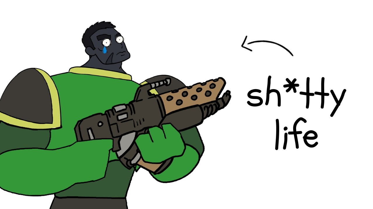 your life as a Salamander(Space Marine)