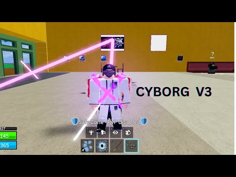OMG I GOT CYBORG V3 IN BLOX FRUIT #roblox #bloxfruits #dragonrework #cyborg