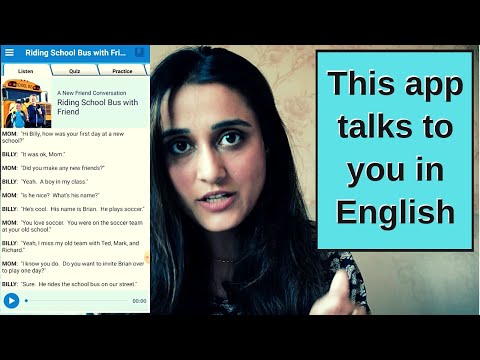 This free app is brilliant to practice English speaking when you're alone -helps you kill hesitation