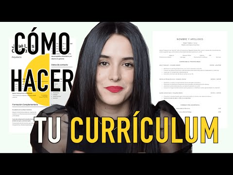 Cómo hacer un buen Curriculum Vitae en 5 minutos | 2025 | Plantillas gratis