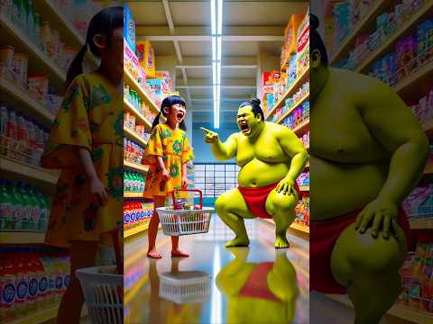 ❤️ Evolution of Baby: Crying baby with Sumo wrestler shopping mall 🥰 #cat #cute #love #shorts