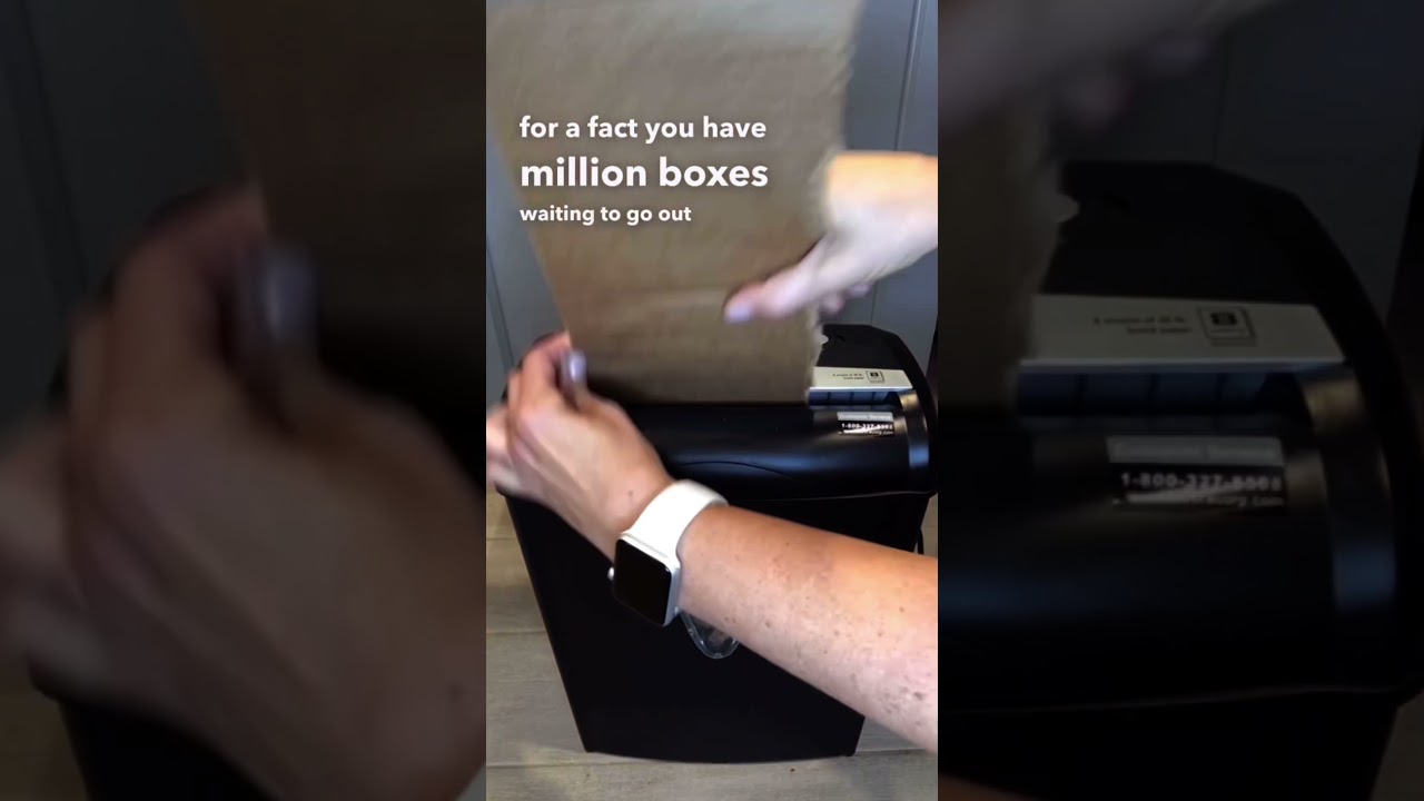 Cardboard shredding recycle hack, small business, gift, garden- livingonlife101