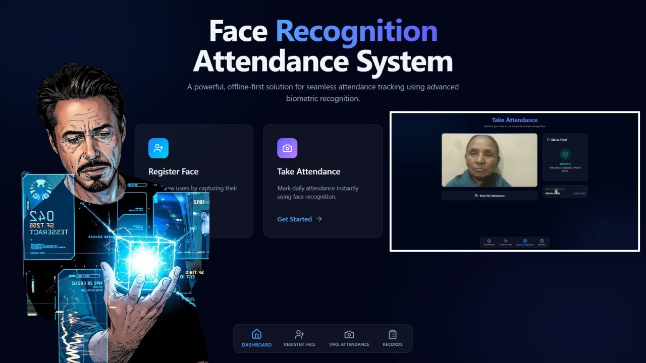 Face Recognition Based Smart Attendance System USING Google Antigravity ( 0 Coding)