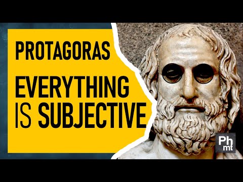 4. Everything is Subjective - Protagoras (Sophist philosopher) - Philosophy Short lecture on Sophism