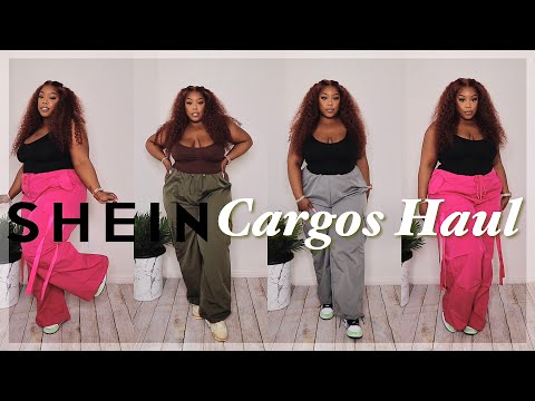 Cargo Pants for Plus Size Women From @SHEINOFFICIAL + Code for $$ off! | NIZZY MAC
