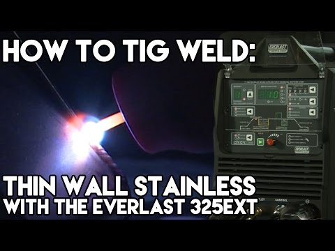 Welding Thin Wall Stainless with the Everlast 325EXT | TIG Time