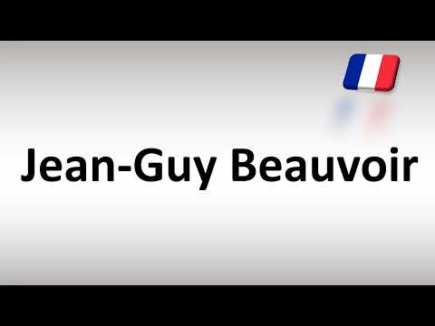 How to Pronounce Jean-Guy Beauvoir (French)