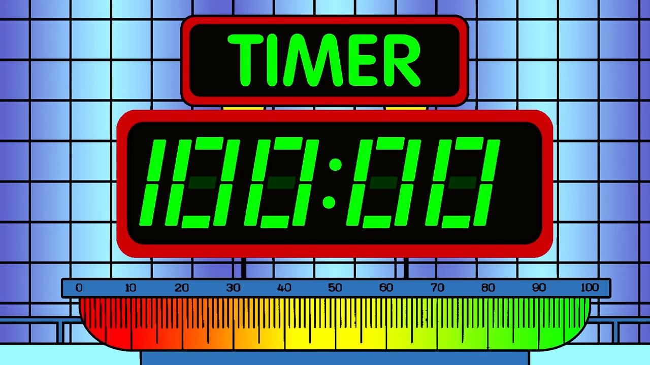 100 Seconds Countdown (Remix BBC Countdown 2018 , 50FPS)