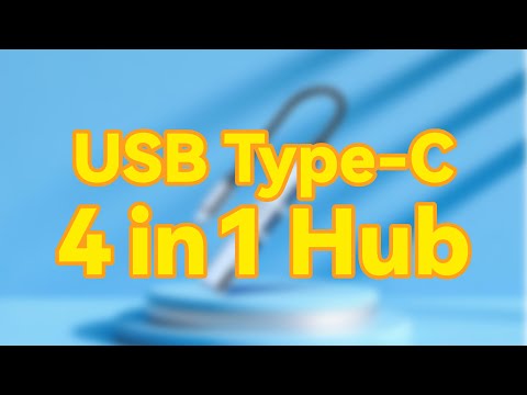 LB-LINK High speed USB 3.0 Type c hub 4 in 1 USB-C Aluminium Alloy HUB #cables #TYPEC #USB #usbhub