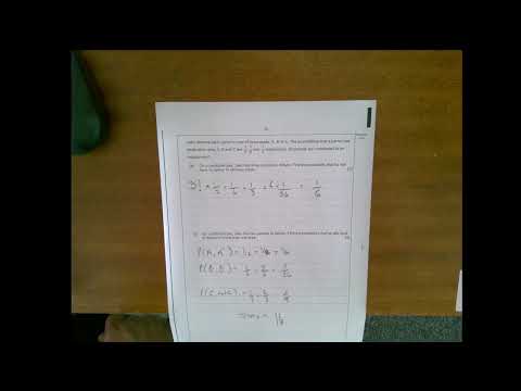 Unit 4 2024 Qu 4 e,f Tree diagrams
