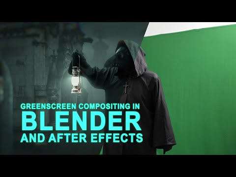 Greenscreen Compositing in Blender and After Effects - Part 1 #blender #aftereffects #blender3d