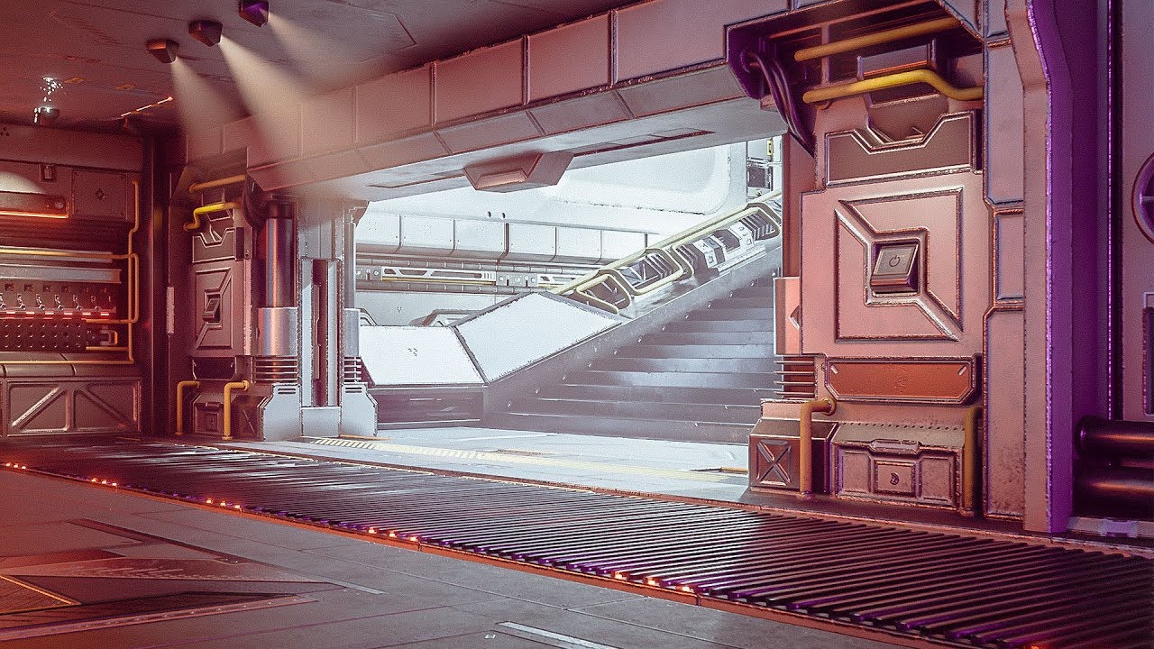Animated Sci-Fi Game Environment Creation in Blender 2.8 - Tutorial Course Trailer