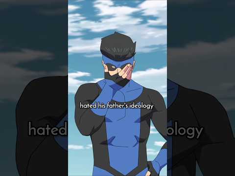 reason behind Invincible black and blue suit #shorts