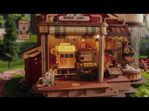 🎅✨ROKR Christmas Dream Gift Factory Wooden Music Box EAB01 🎅✨