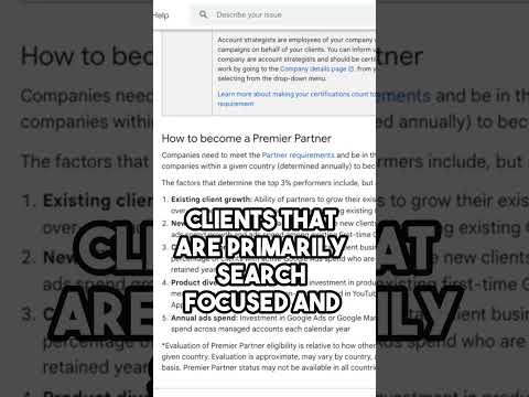Why Google Ads Partner & Premier Requirements Conflict With Clients' Best Interests