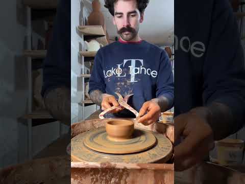 making a ceramic fermentation crock (#shorts)