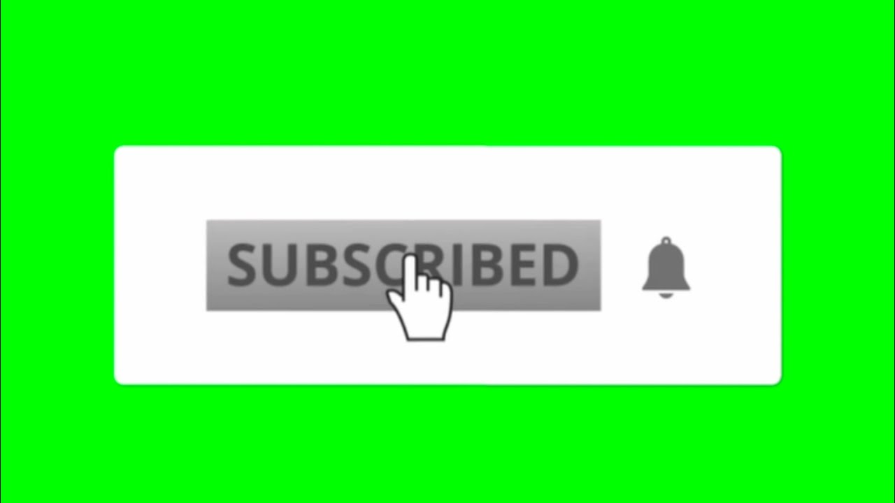 Non-Copyright Subscribe Button with Green Screen from PIXABAY ‖Free Download