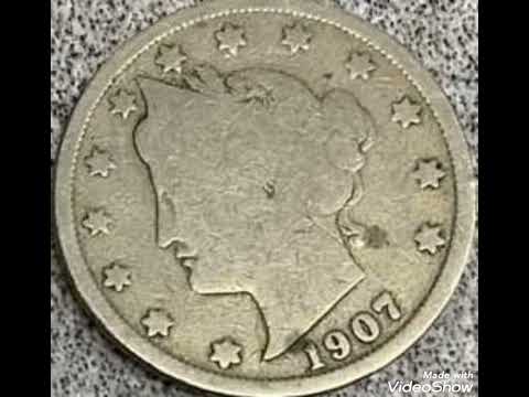 1907 Big coin Untited States America coin Value and price rare .