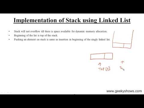 Learn Implementation of Stack using Linked List in Data Structure Hindi - Mind Luster