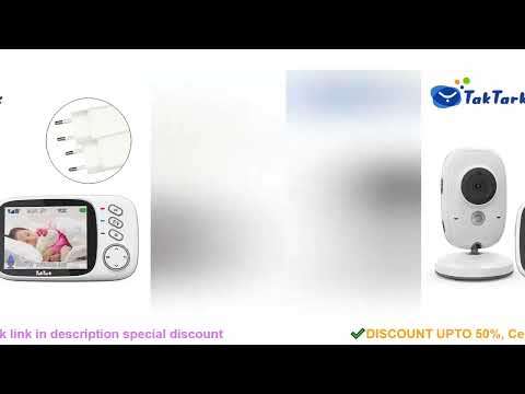 HOT TakTark 3.2 Inch Wireless Video Baby Monitor With Lullabies Auto Night Vision Two Way Intercom T