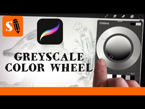 Procreate 5 Hack for Grayscale Color Wheel