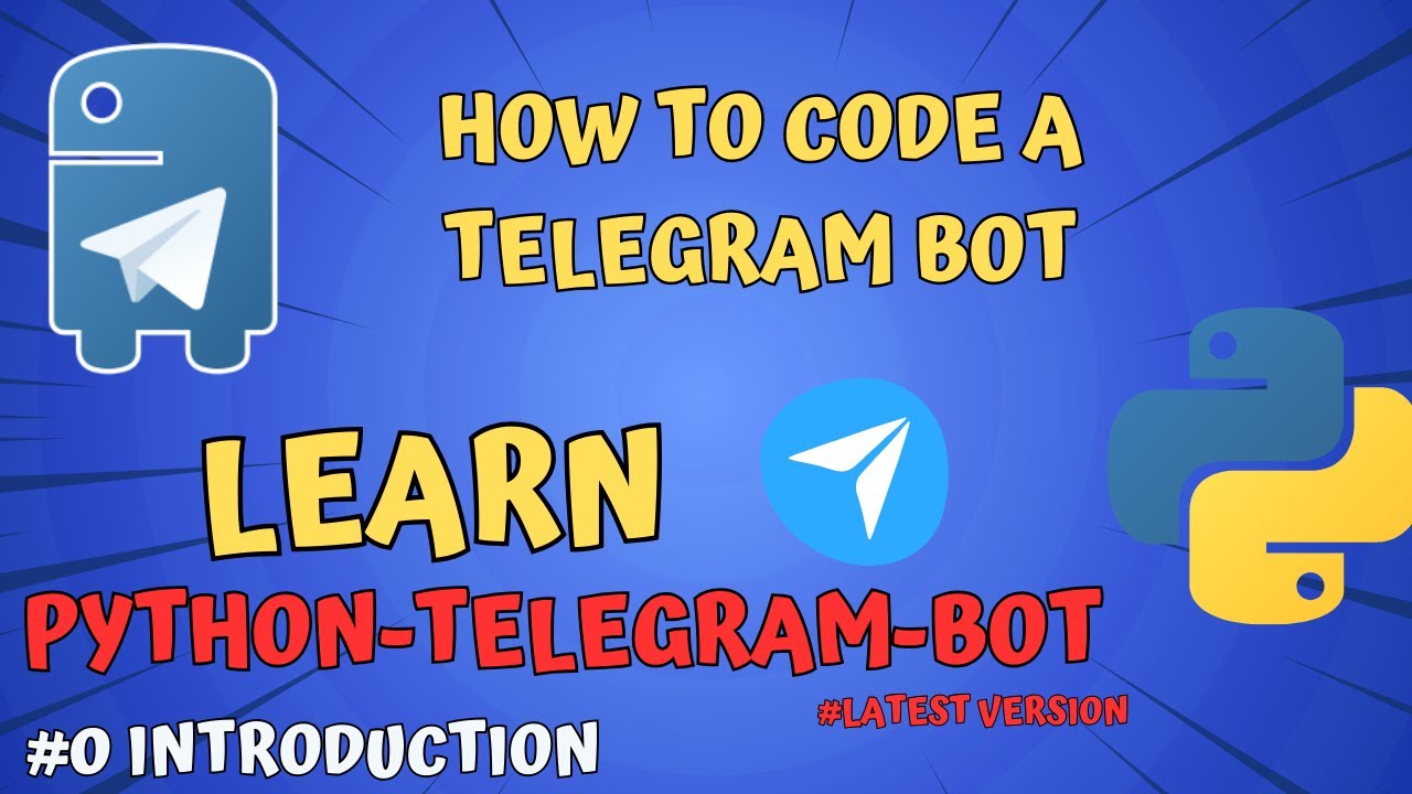 #0 Introduction | Learn PTB(Python-Telegram-bot) | How To Code A Telegram Bot | @TraxDinosaur