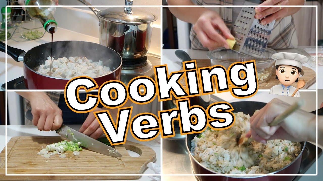 Verbos de cocina en Inglés - Listen and practice 🎧
