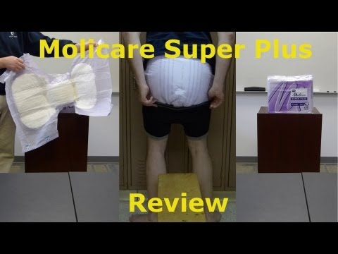 Molicare Super Plus adult diaper review and test.