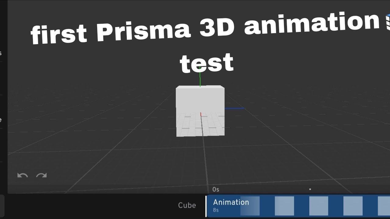 Prisma 3D animation test n°1