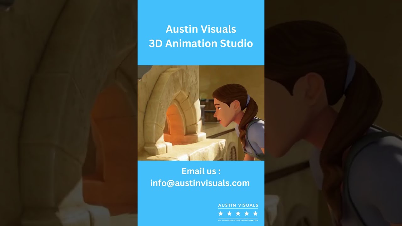 2D & 3D Animation Services - Work Samples | Austin Visuals #shorts
