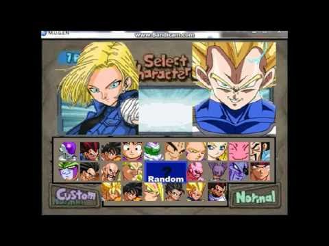 Mugen Dragon Ball Z Budokai HD ScreenPack Download 2016