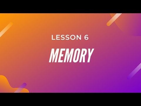 Memory - Cognitive Psychology Lesson # 6
