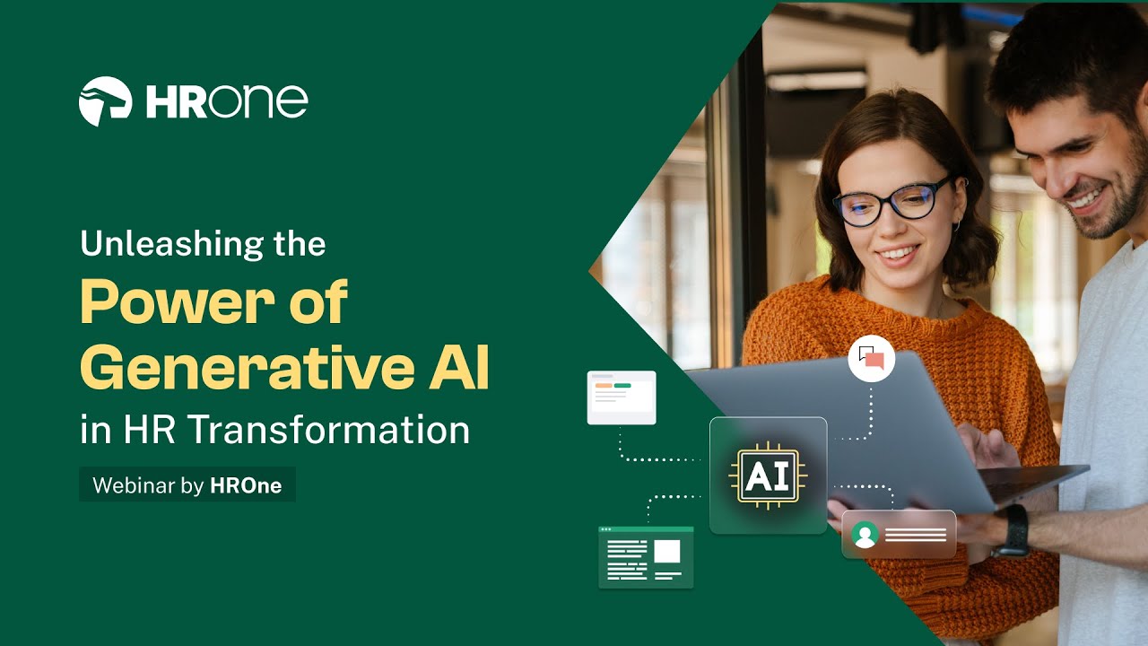 Unleashing the Power of Generative AI in HR Transformation | Webinar by HROne