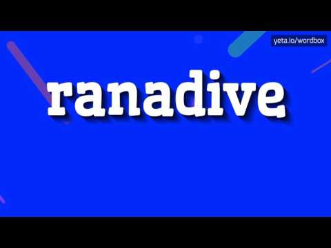 RANADIVE - HOW TO PRONOUNCE IT!?