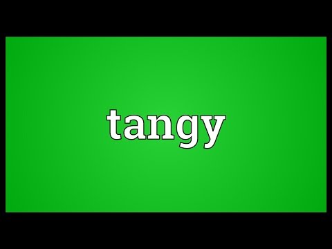 Tangy Meaning