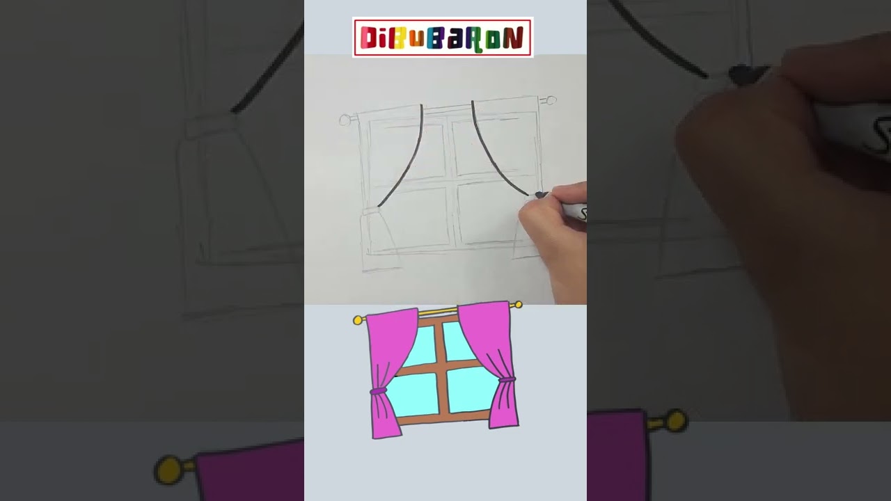 Dibujando una ventana | Dibujos faciles