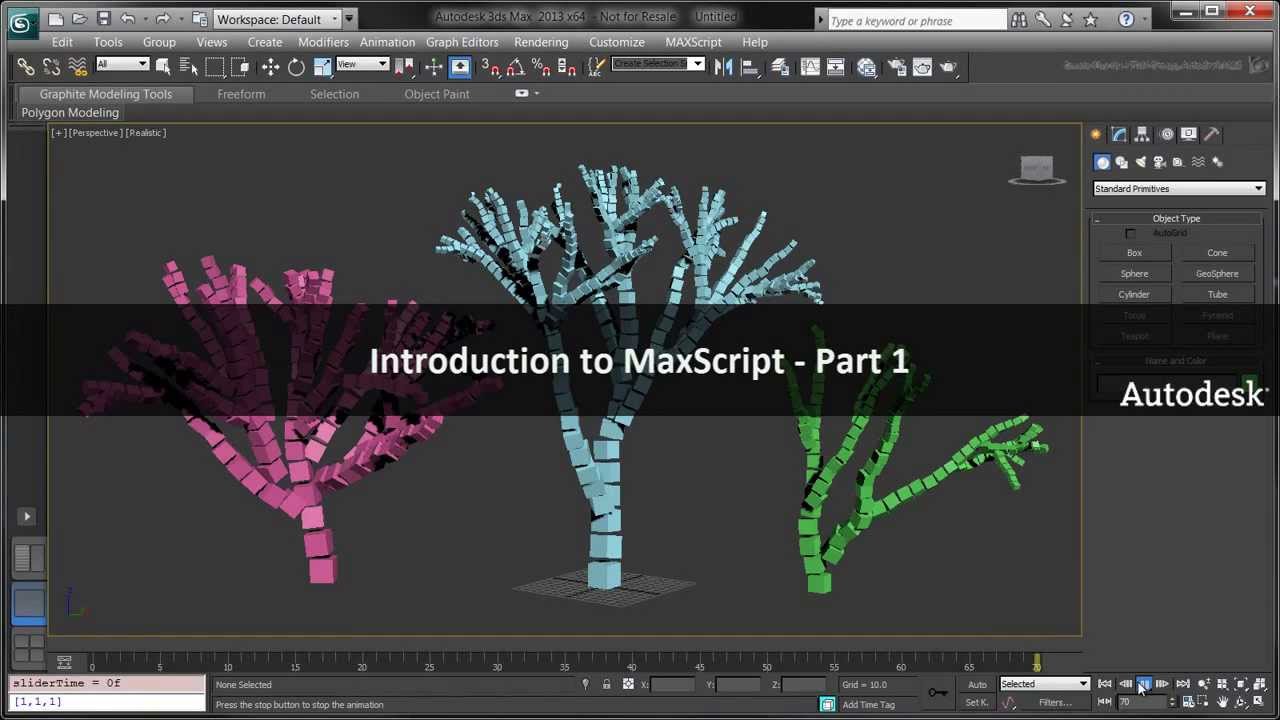 Introduction to MaxScript - Creating a Voxel Tree - Part 1