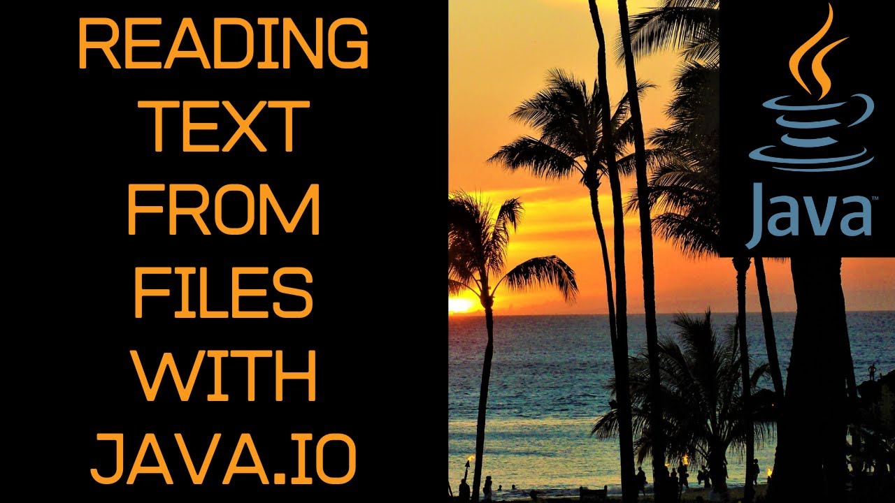 Reading A Text File With BufferedReader Java.IO Package - Beginner Java Tutorial