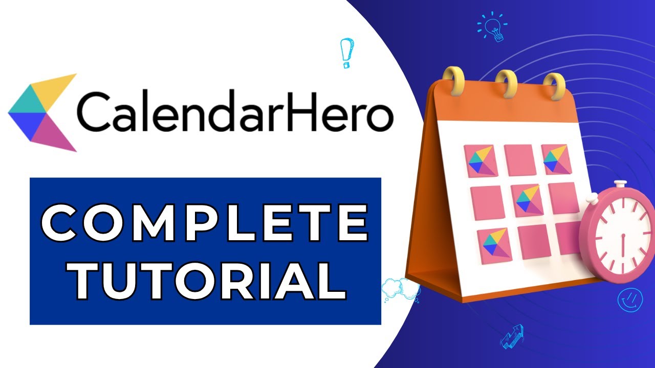 CalendarHero Tutorial for Beginners | How to Setup CalendarHero for Booking Scheduling and Meetings
