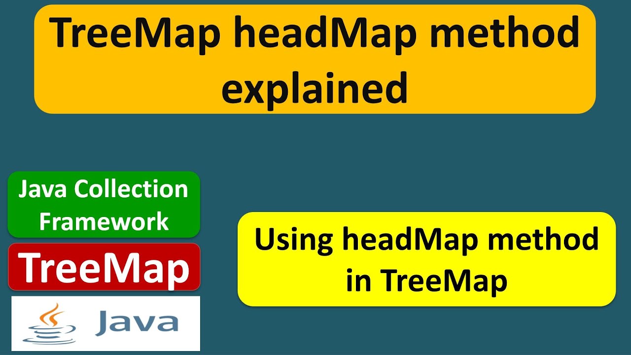 TreeMap headMap method explained | Java Collection Framework