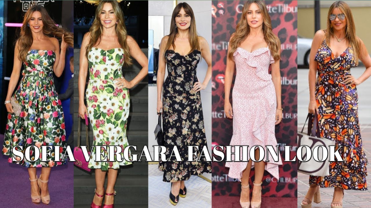 SOFIA VERGARA FASHION LOOK | DRESSES FASHION| #eligantfashionlook #vestidos