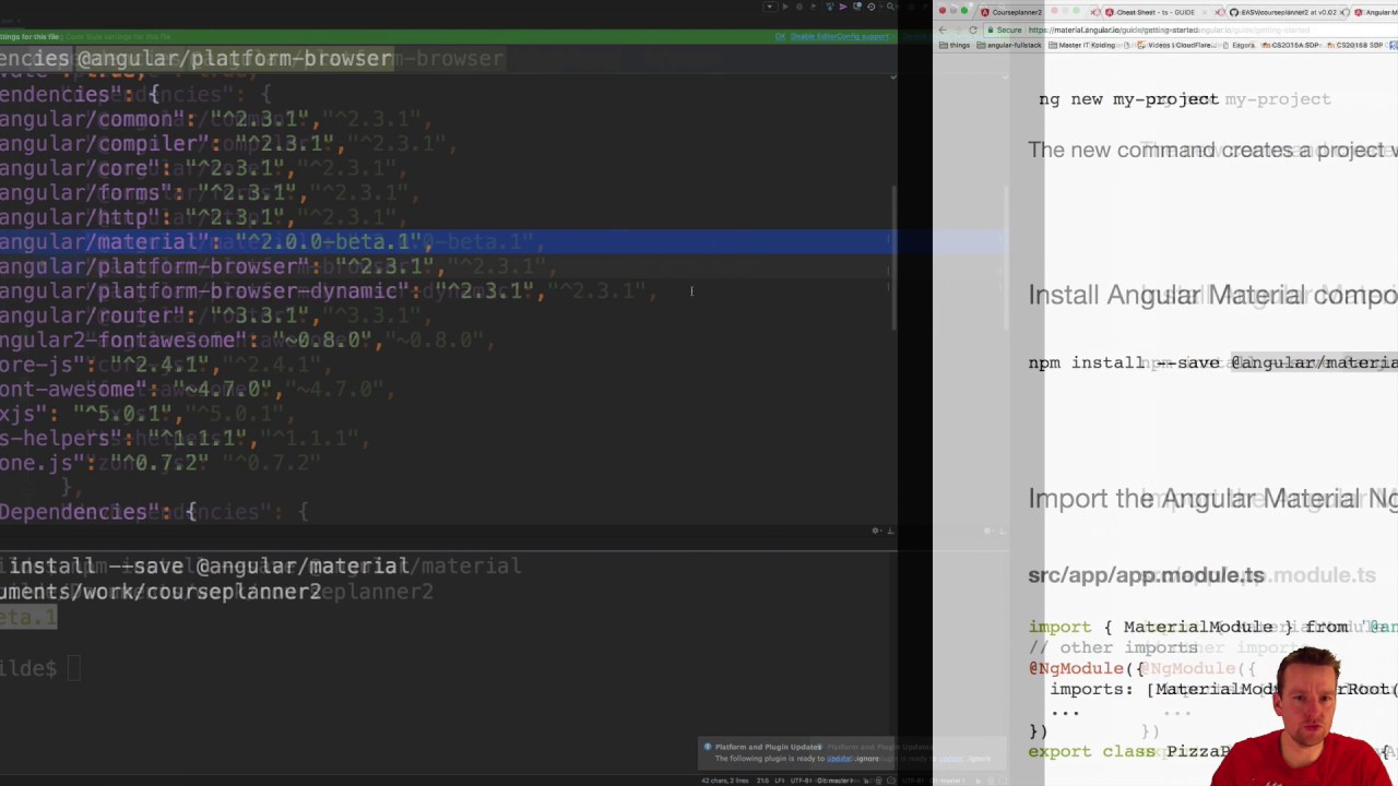 install Angular2 Material Design Module