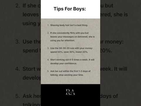 Tips for boys 🗣️ #motivation #growth #quotes #dailymotivation #mindset #selfimprovement #discipline