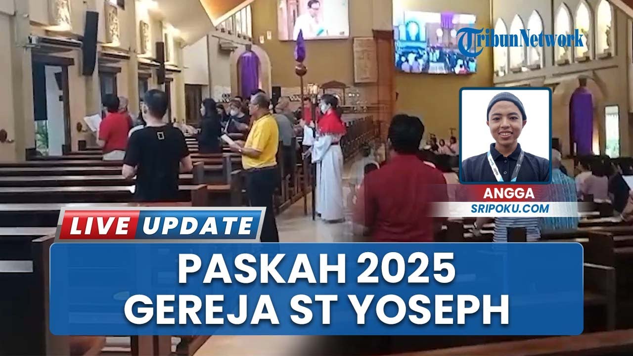 Paskah 2025, Gereja St Yoseph Palembang Angkat Tema "Damai Sejahtera Kristus di Tengah Keluarga ...