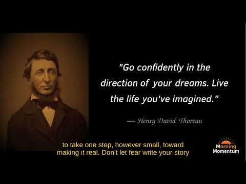 Kata-Kata Inspiratif Henry David Thoreau: Percaya Diri Menuju Mimpi Anda