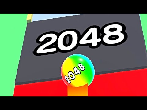 2048 Ball Game - Merge Number 4096 ! All Levels Gameplay Levels (15-18) android, ios